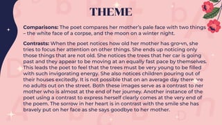 Presentation on Poem Analysis of My Mother At Sixty- Six | PDF