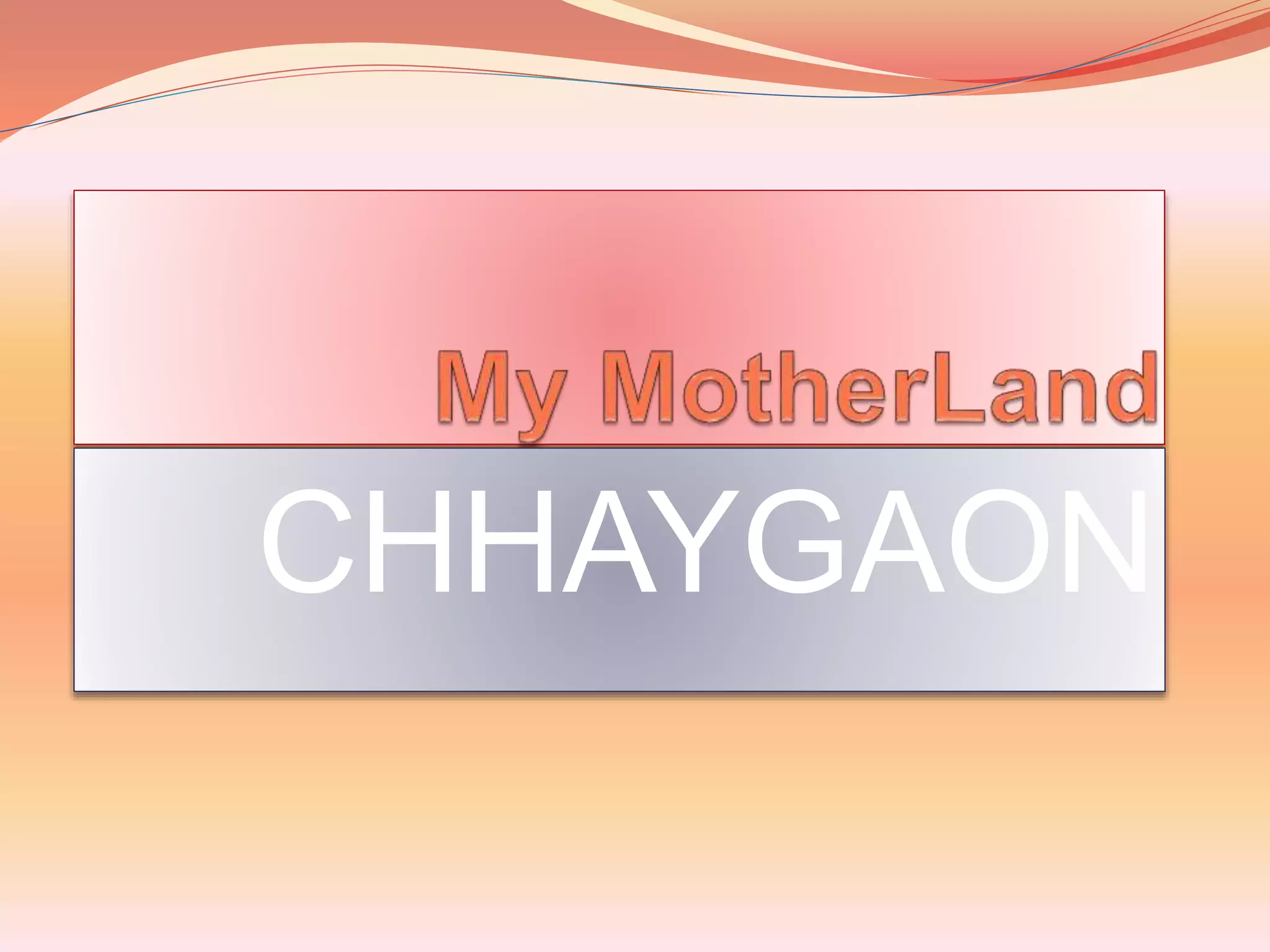 My mother land | PPT