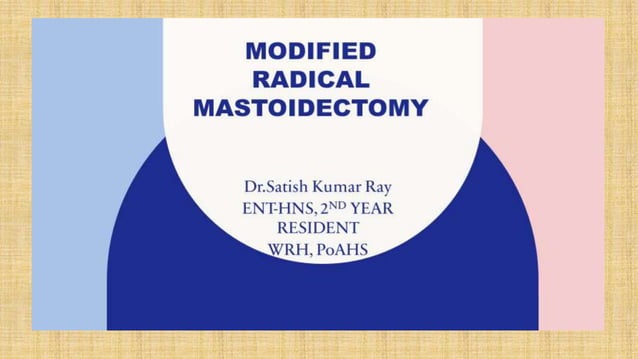 My MRM.pptx | Ear, Nose and Throat Conditions | Diseases and Conditions