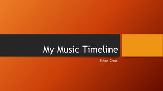 My music timeline powerpoint | PPTX