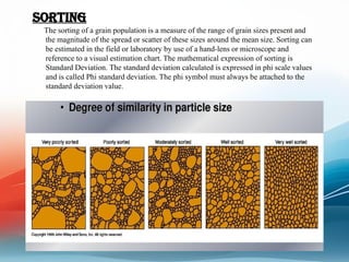 THE SEDIMENTARY TEXTURE [ONLY GRAIN SIZES] | PPTX