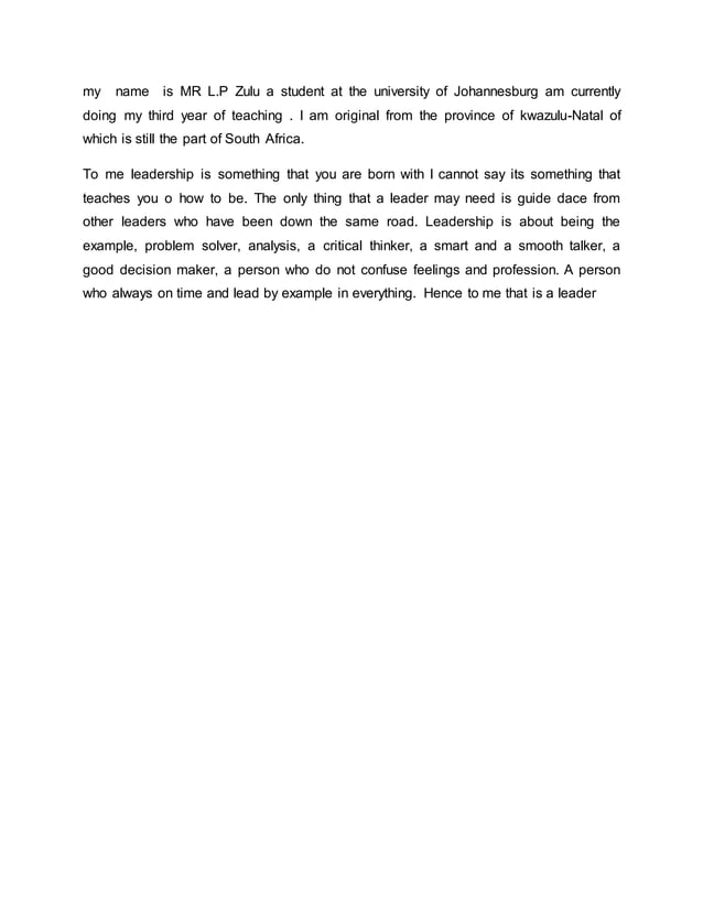 My name is mr l | DOCX | Professional School | Postgraduate Education