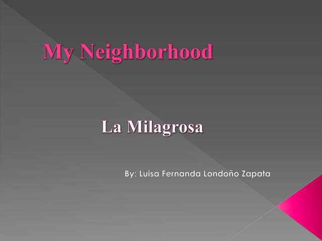 My neighborhood | PPT