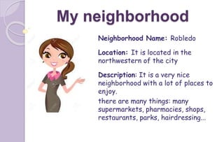 My neighborhood | PPTX