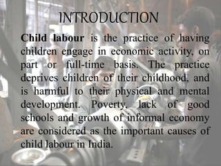 Child labour ppt. | PPTX