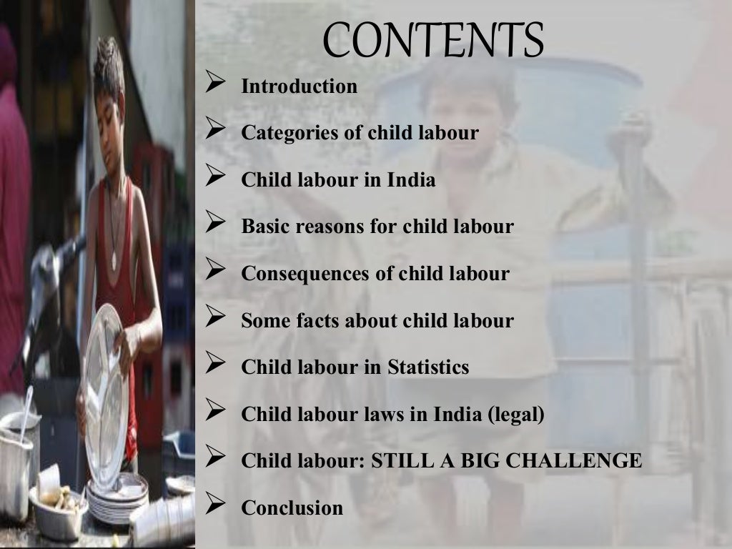 Presentation on Child labour in India