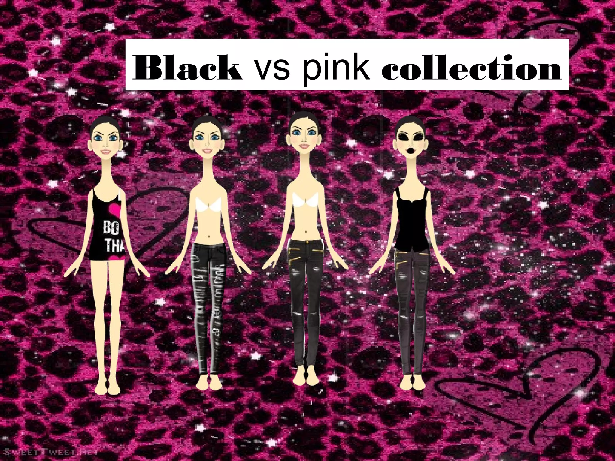 My new collection pink vs black | PPT