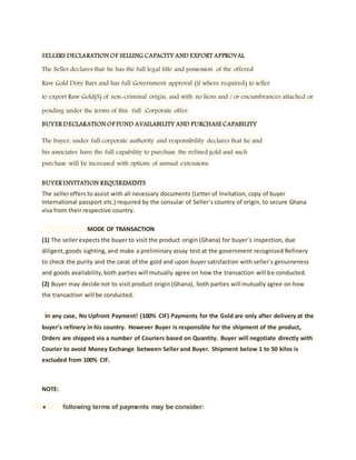 My new fco today | DOCX | Commodities | Economy