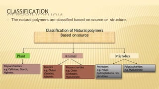 polymers, natural polymers | PPTX