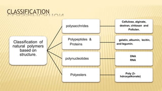 polymers, natural polymers | PPTX