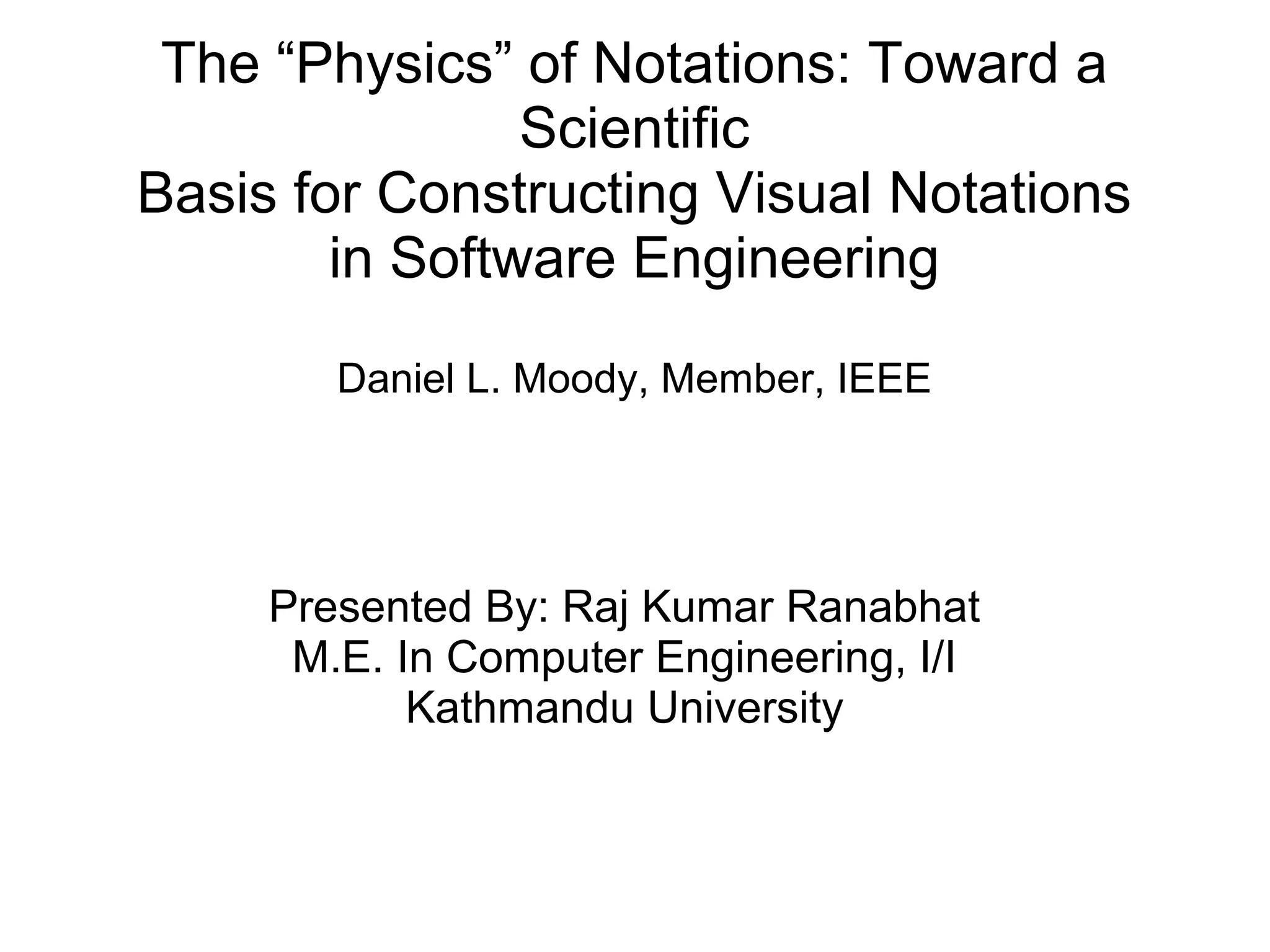 Visual Notation | PPT