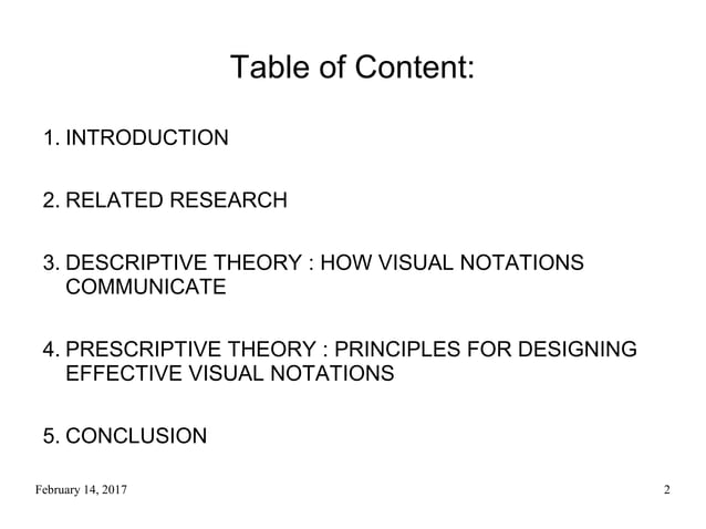 Visual Notation | PPT Visual Notation | PPT