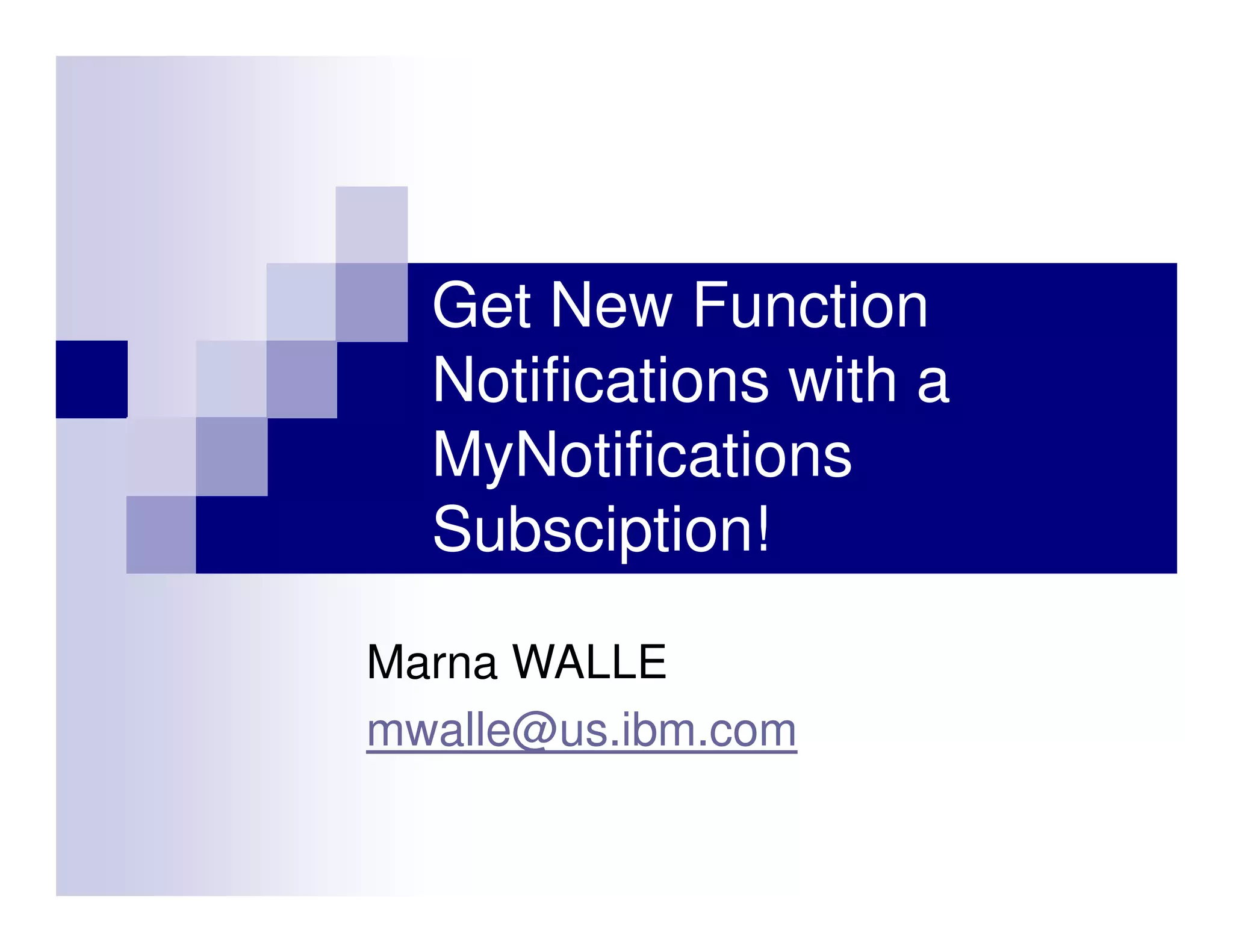 MyNotifications for New Function APAR Subscription | PDF | Operating Systems | Computer Software ...