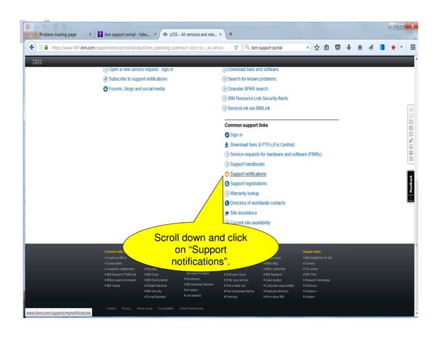 MyNotifications for New Function APAR Subscription | PPT
