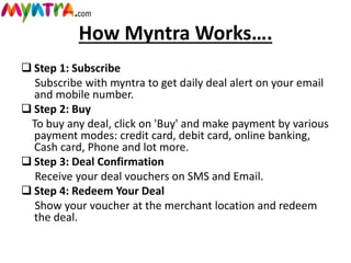 myntra Online Shopping Store | PPTX