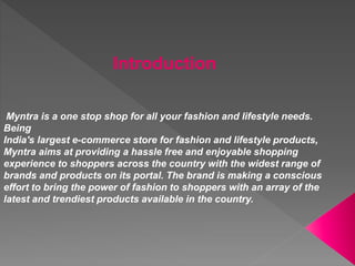 Myntra | PPTX