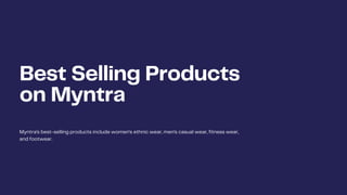 Myntra Case Study | PDF