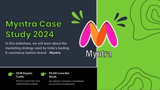 Myntra Case Study 2024 - Complete Marketing Strategy | PDF