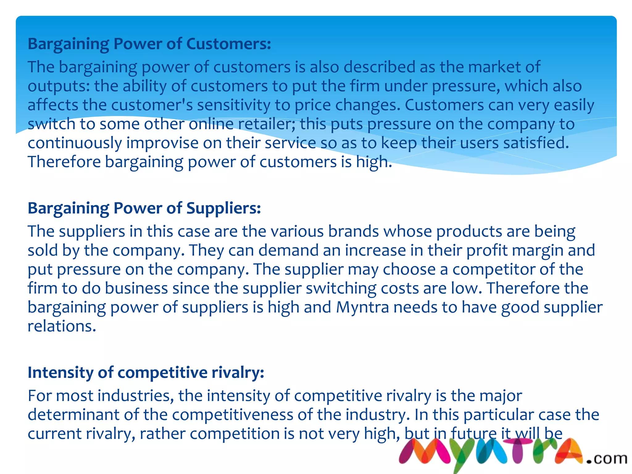 Myntra strategy | PPTX