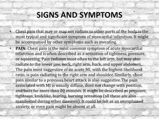 CARDIOVASCULAR SYSTEM, MYOCARDIAL INFRACTION AND LABORATORY DIAGNOSIS | PPT