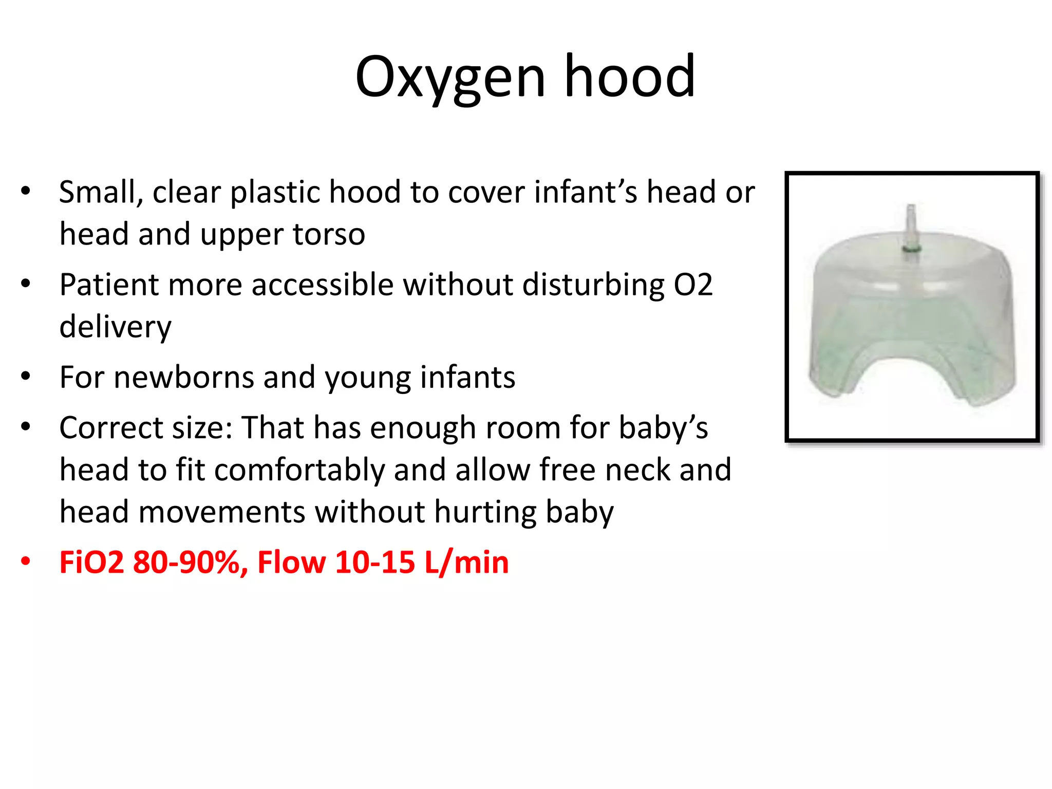 oxygen delivery devices -picu | PPTX