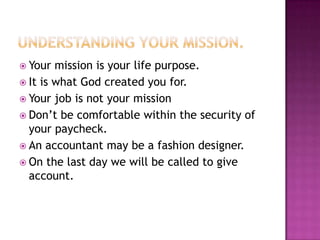 Mission of Life | PPTX