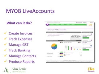 Myob live accounts-client-seminar | PPT | Internet | Computing