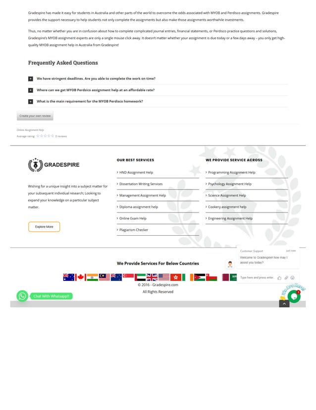 Access Professional MYOB Assignment Help from Gradespire Today | PDF