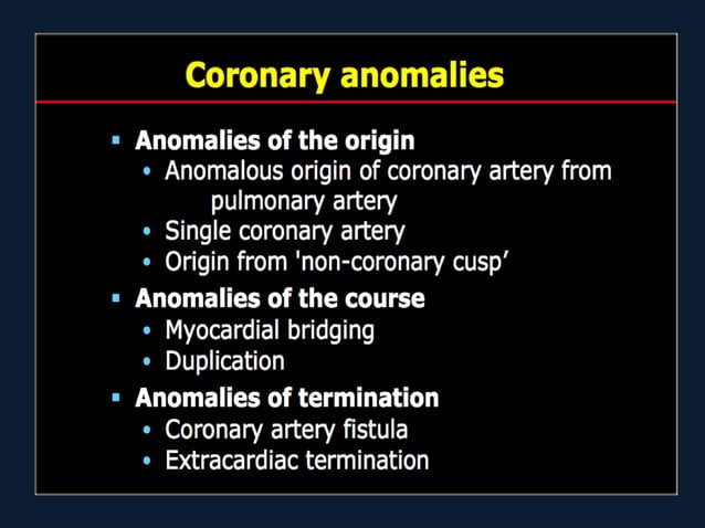 Myocardial bridge..case | PPTX | Heart and Cardiovascular Diseases ...