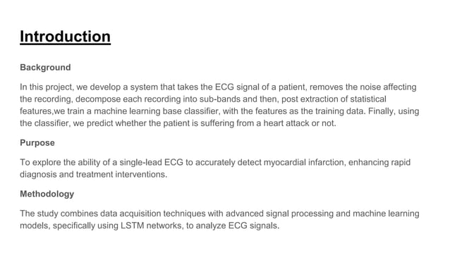 Myocardial Infarction Detection using ECG.pptx