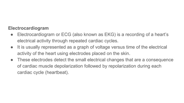 Myocardial Infarction Detection Using Ecg Pptx