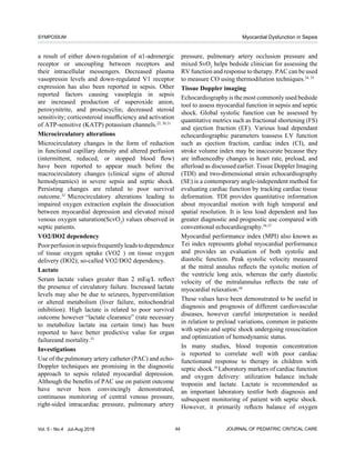 Myocardial dysfunction in sepsis jpcc jul aug 2018 | PDF