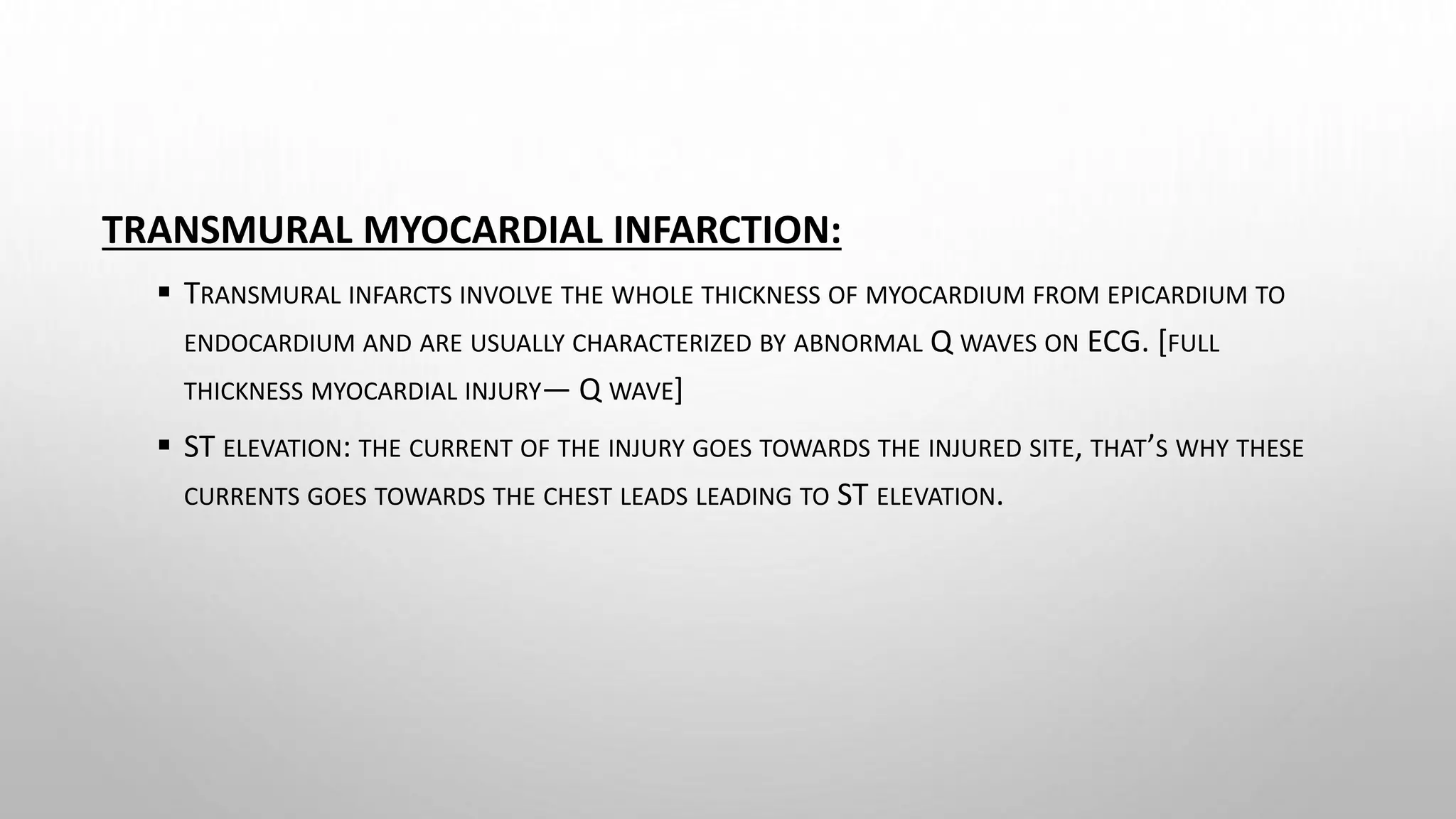 Myocardial infarction: introduction, clinical manifestation ...