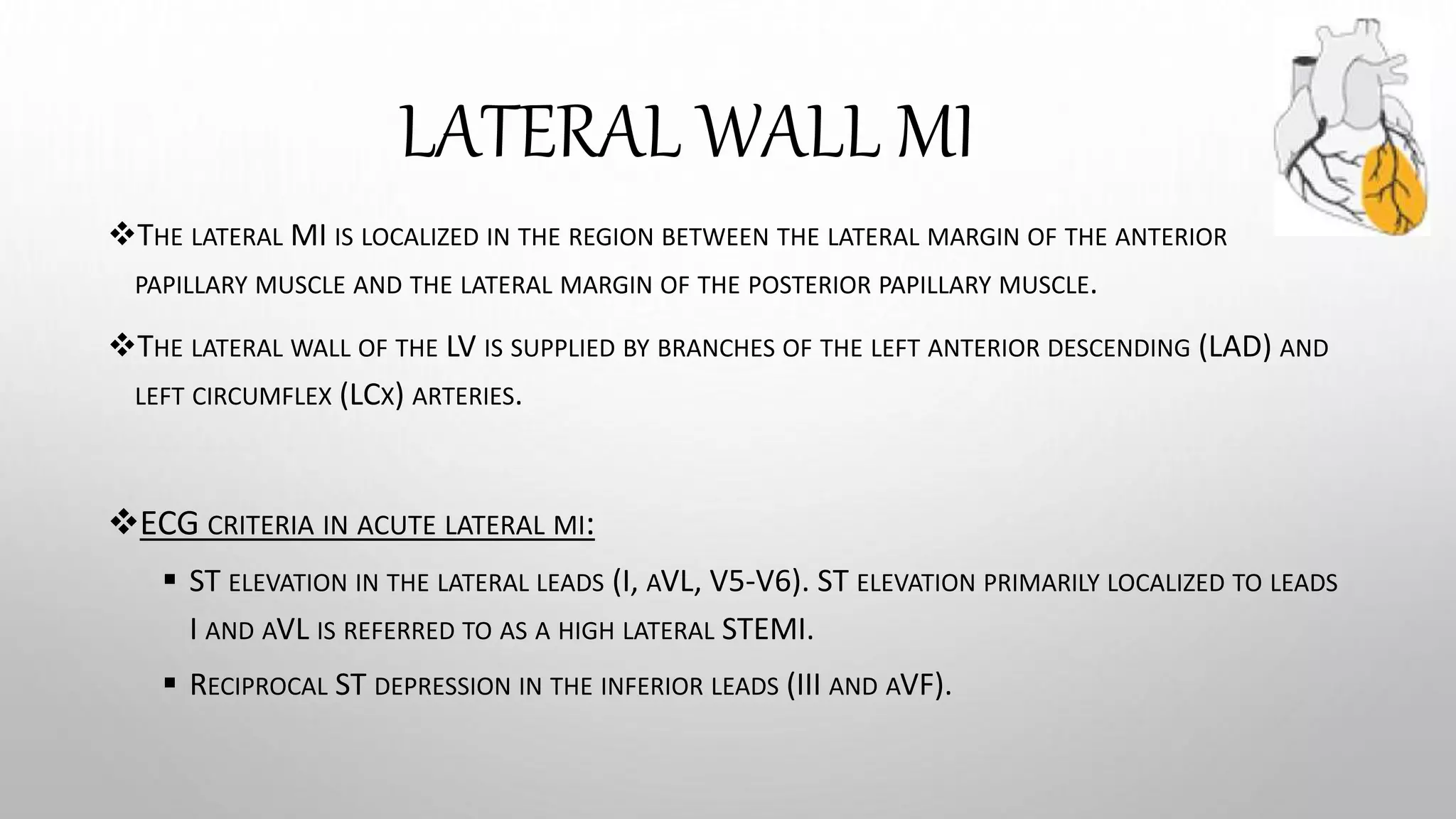 Myocardial infarction: introduction, clinical manifestation ...