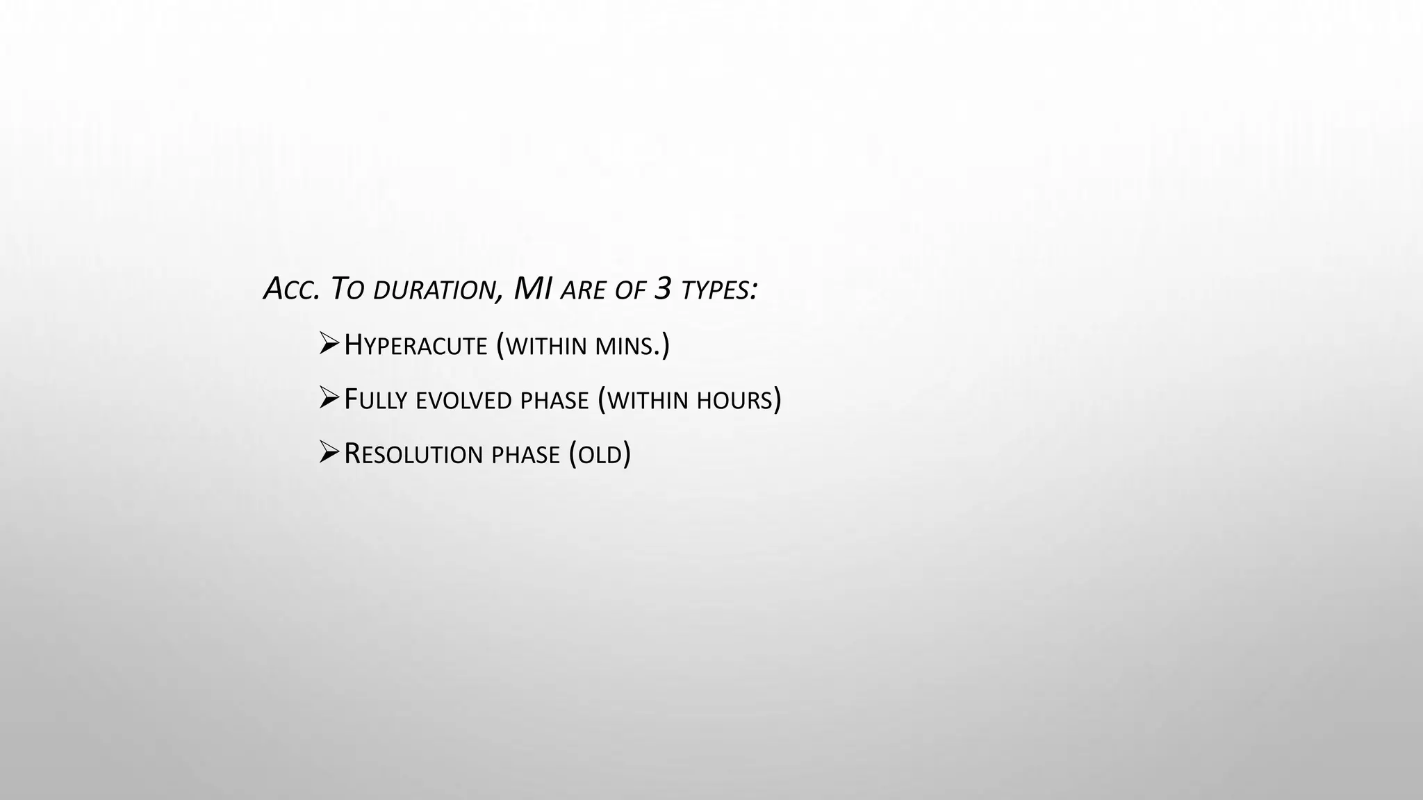 Myocardial infarction: introduction, clinical manifestation ...