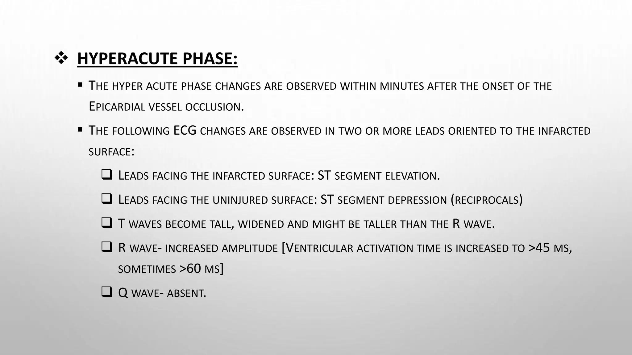 Myocardial infarction: introduction, clinical manifestation ...