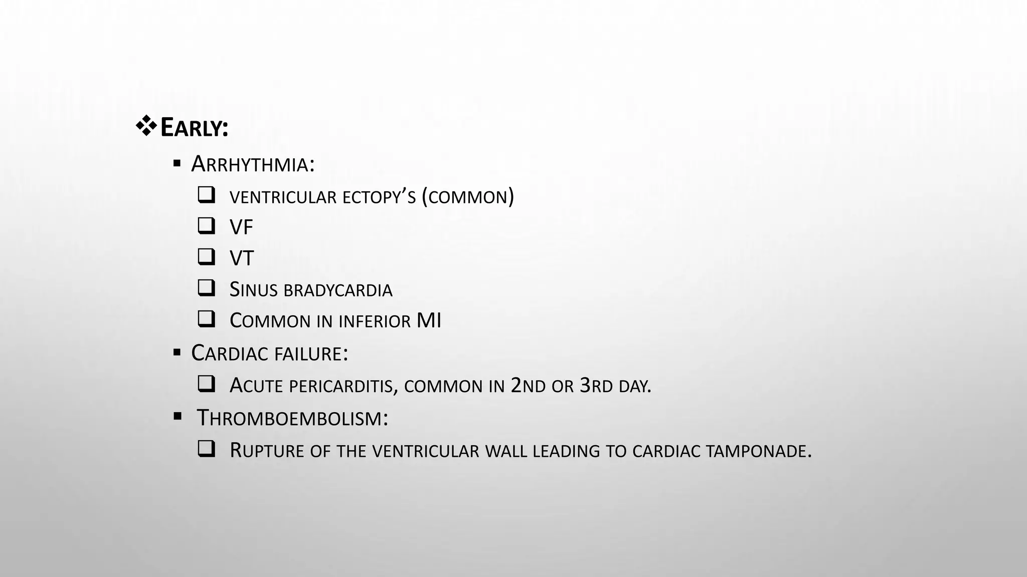 Myocardial infarction: introduction, clinical manifestation ...