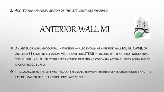 Myocardial infarction: introduction, clinical manifestation ...