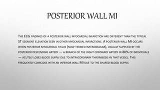 Myocardial infarction: introduction, clinical manifestation ...