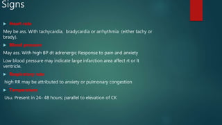 Myocardial infarction (MI) ppt | PPTX