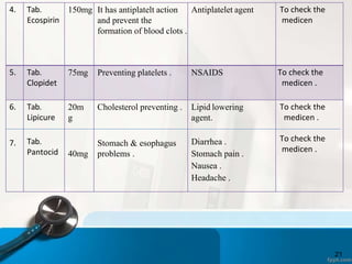 Myocardial infarction (CASE PRESENTATION ) | PPTX