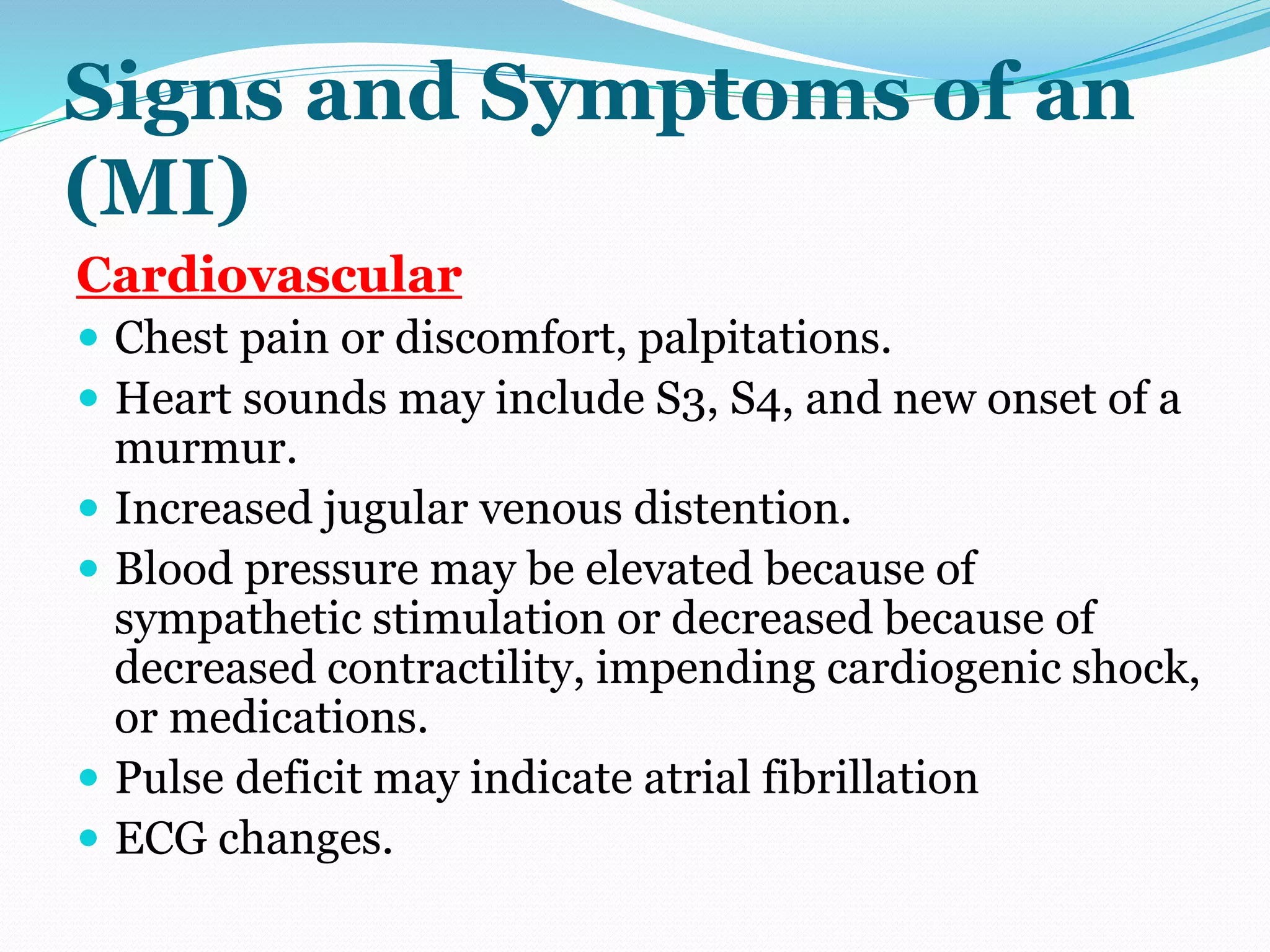 Myocardial infarction | PPTX