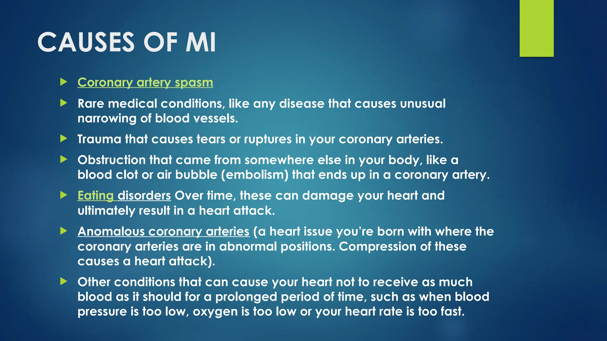 Myocardial Infarction SIGN AND SYMPTOMS TREATMENT.pptx