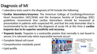 Myocardial Infarction. Pharmacotherapeutics pptx | PPTX