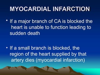 MYOCARDIAL INFARCTION slide presentation | PPTX