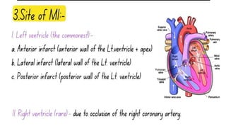MYOCARDIAL INFARCTION SLIDESHARE | PPTX