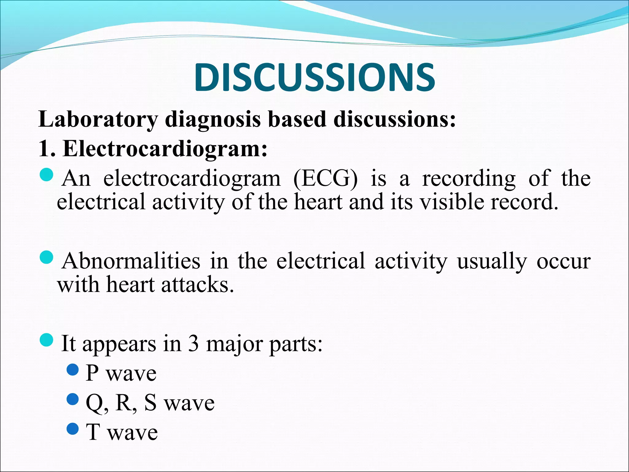 Myocardial infarction and its laboratory diagnosis | PPT