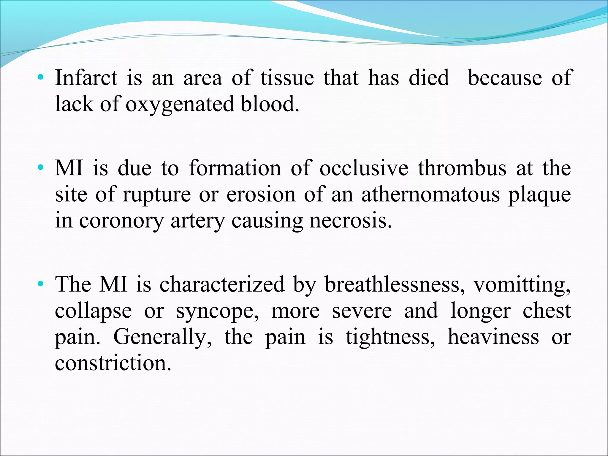 Myocardial infarction and its laboratory diagnosis | PPT
