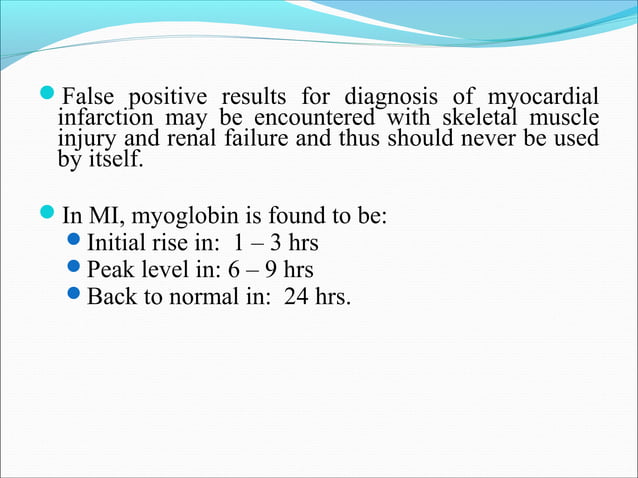 Myocardial infarction and its laboratory diagnosis | PPT