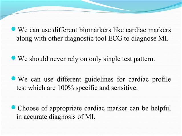 Myocardial infarction and its laboratory diagnosis | PPT